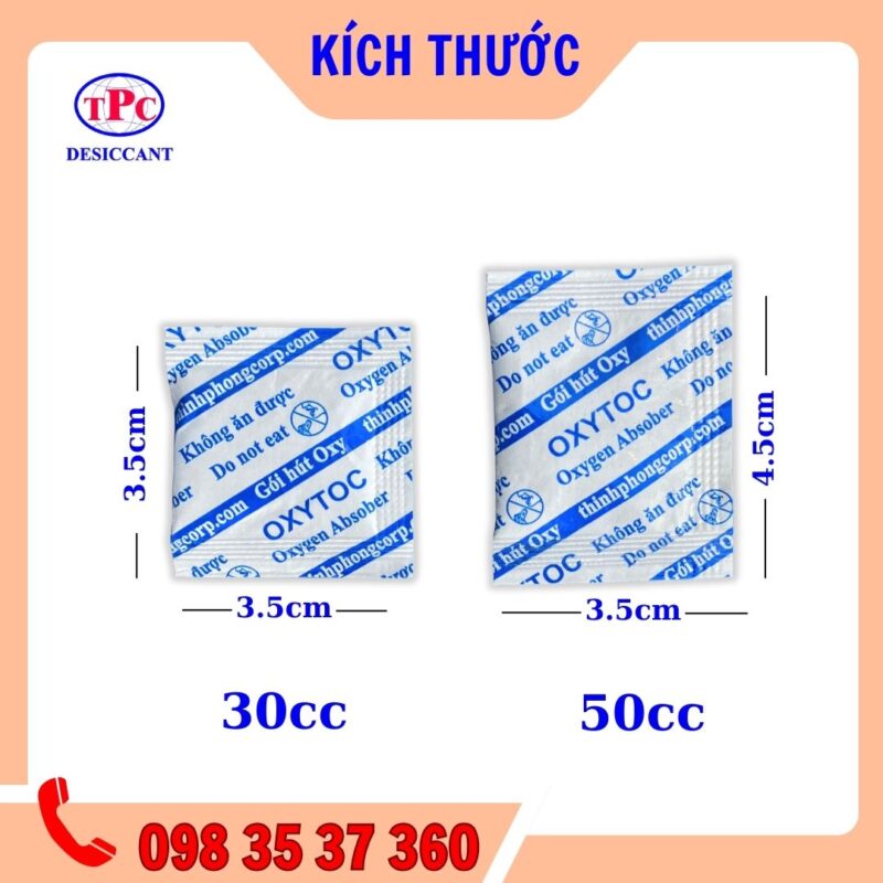 Gói hút khí Oxygen - Sử dụng cho bánh Trung Thu - Goihutamhanoi.com